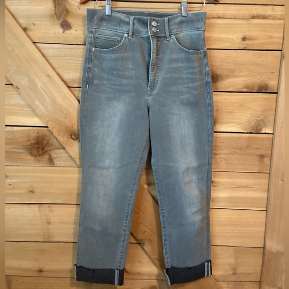 Express | Jeans | Express Grey Slim Super High Rise Ankle Skinny Jeans ...